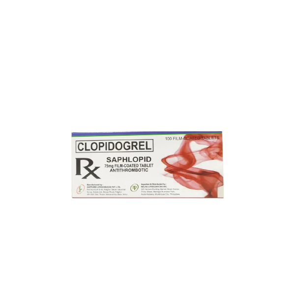 SAPHLOPID Clopidogrel Sulfate 75mg Film-Coated Tablet 1's price in the ...